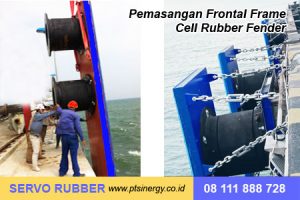 Frontal Frame Untuk Fender - Rubber Fender Bollard Dermaga