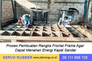 Frontal Frame Untuk Fender - Rubber Fender Bollard Dermaga